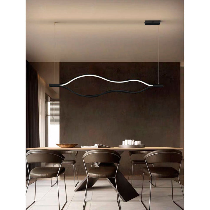 Lámpara colgante de aluminio negro Malmo – Lup Chile